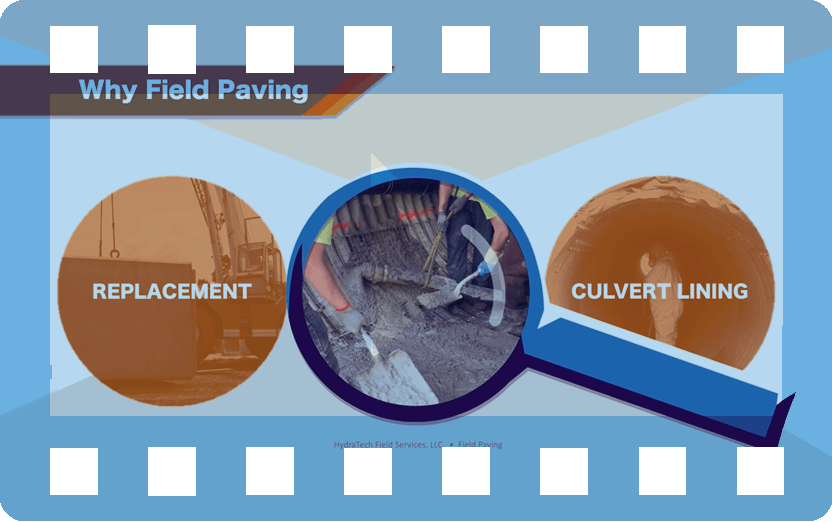 Culvert Field Paving Presentation, Comparing Options Snippet