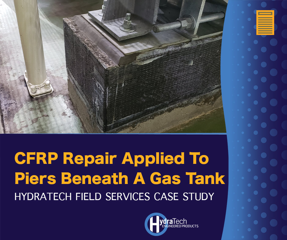 CFRP Repair Applied To Peirs Beneath A Gas Tank - HydraTech