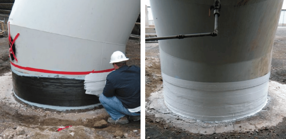 Repairing A 90 Inch Soil-To-Air Interface Utilizing HydraWrap