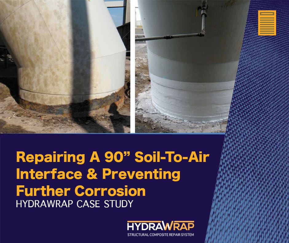 Repairing A 90 Inch Soil-To-Air Interface Utilizing HydraWrap
