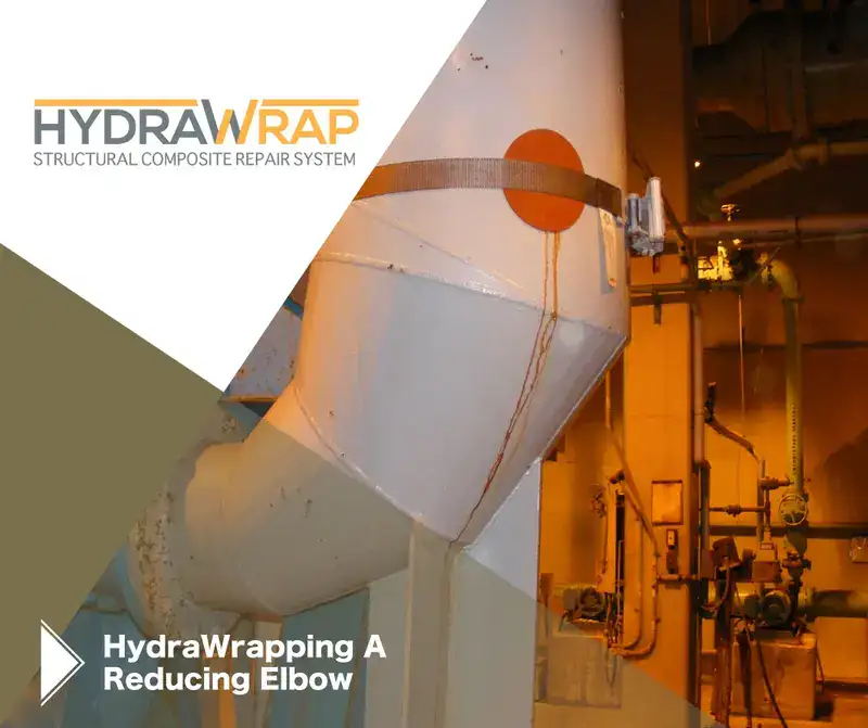 Repairing A Reducing Elbow At A Wastewater Facility - HydraTech